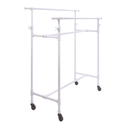 Pipeline Double Bar Clothing Rack