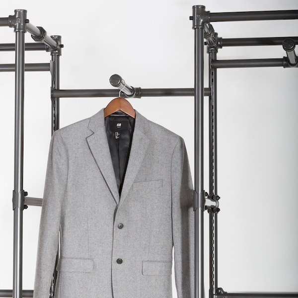 24" Freestanding Faceout Pipe Bar | Slotted Pipeline Display System ...