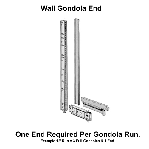 Full Madix Wall Gondola Ends | Retail Store Shelves - Creative Store ...