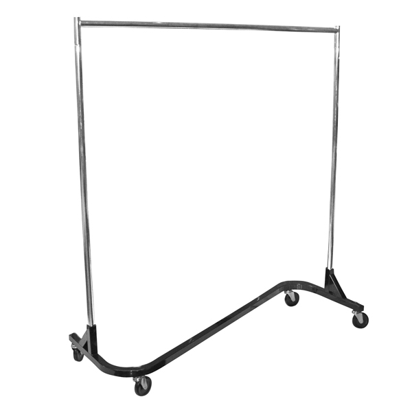 Z Base Style Clothing Rack | Salesman Rack | Single Bar "Z" Rack ...