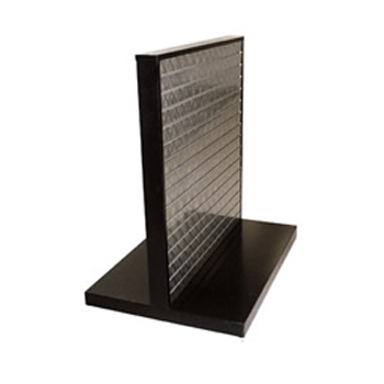 Steel Slatwall T-Shape Display | Slatwall Merchandiser - Creative Store ...
