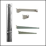 Wall Standards for Shelving | Recessed Wall Standards