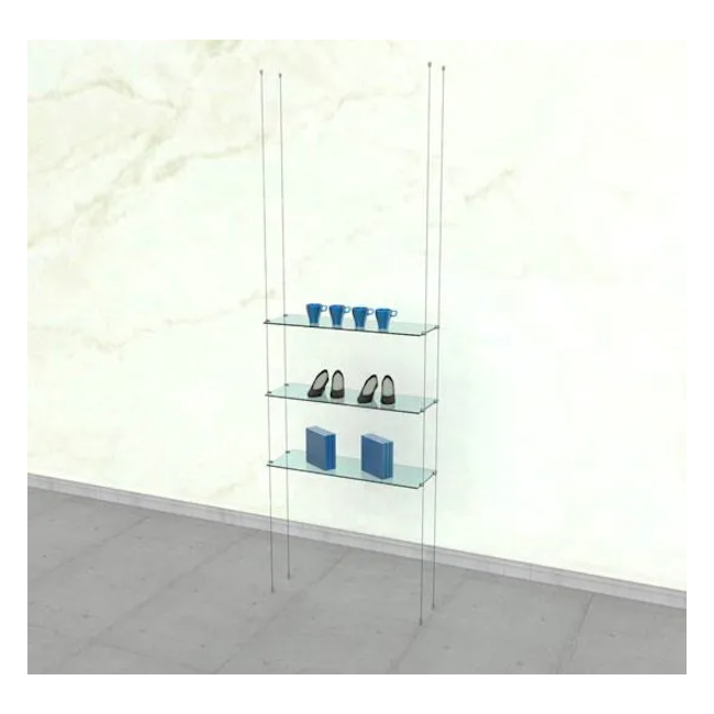Cable Glass Shelves | Cable Shelving System