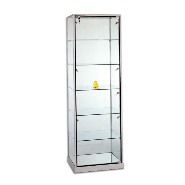 Tecno Glass Top Rectangular Tower Showcase | Museum Gift Shop Tower ...
