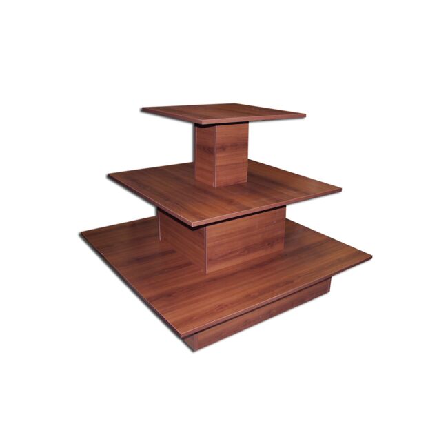Three Tier-Square Display Table | Maple Store Table - Creative Store ...