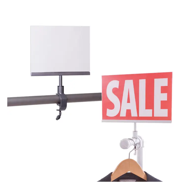 Pipeline Sign Holder | Pipe Style Display Fixtures