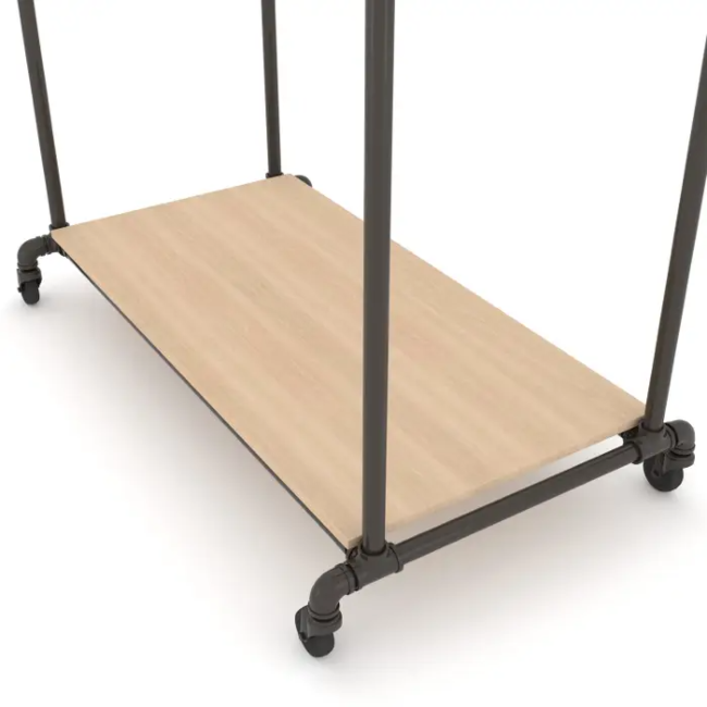 Base Shelf for Pipeline Adjustable Double Bar Ballet Rack