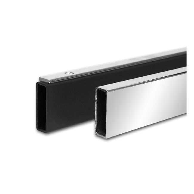 Chrome Rectangular Tubing | Clothing Hang Rail Bars - Creative Store ...