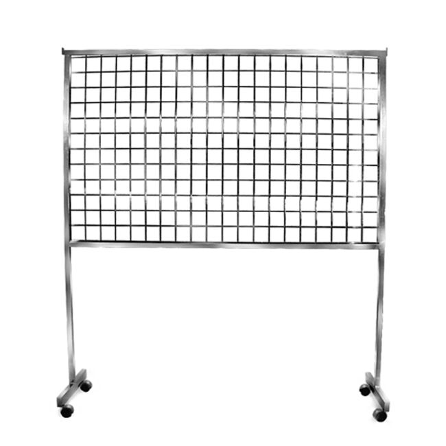Rolling Display Screen Rack | Rolling Clothing Display Rack