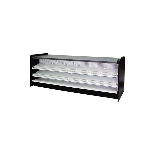 Gondola Shelving Counter - Metal Store Shelving Counter