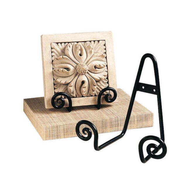 Black Wall & Tabletop Scroll Stand | Retail Stands and Displays