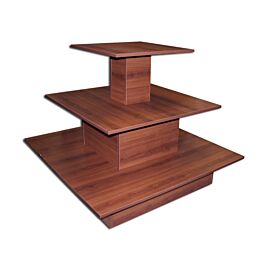 Three Tier-Square Display Table | Maple Store Table - Creative Store ...