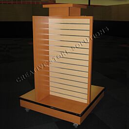 Custom Slatwall Pinwheel |4 Sided Slatwall Display Fixtures - Creative ...