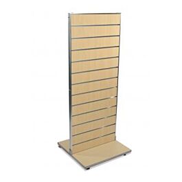 Double Sided Slatwall Merchandiser | 2 Sided Slatwall Display