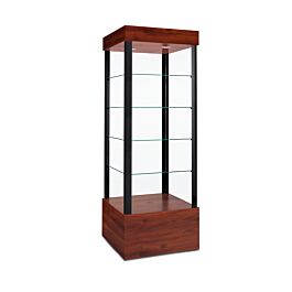 Open Square Display Case | Tall Retail Showcase